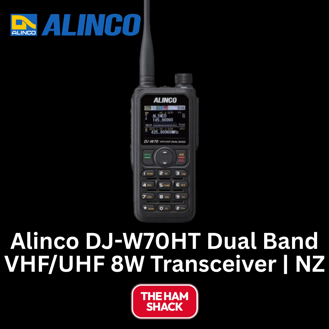 Alinco DJ-W70HT Dual Band VHF/UHF 8W Transceiver | NZ – The Ham Shack