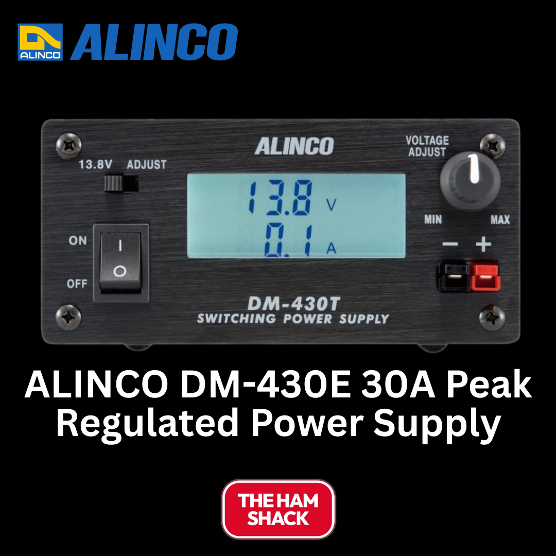 ALINCO DM-430E 30A Peak Regulated Power Supply | NZ – The Ham Shack